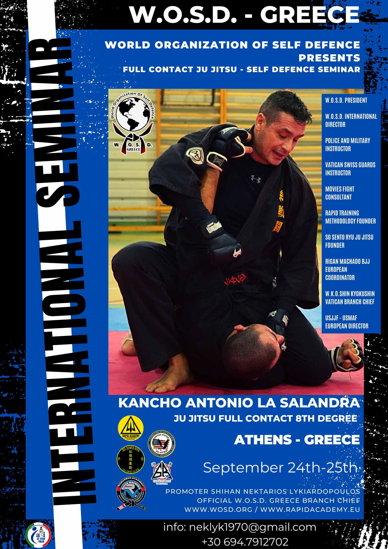 W.O.S.D. world organization of self defence